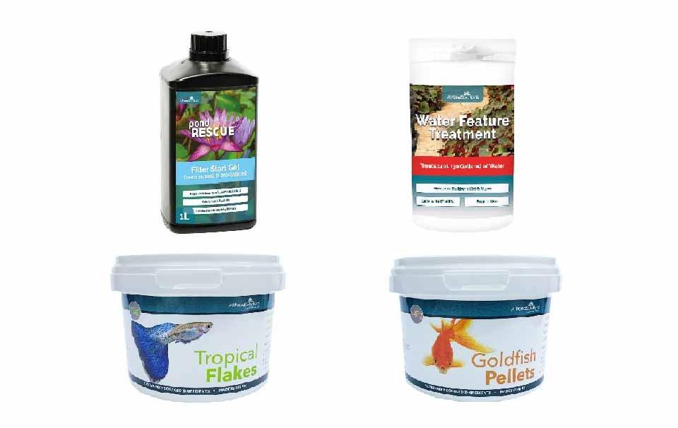 Introducing the New AllPondSolutions Fish Food & Water Treatments!