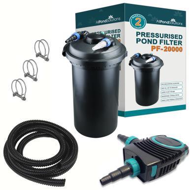 20000L Pressurised Pond Filter Kit AllPondSolutions PF-20000-KIT