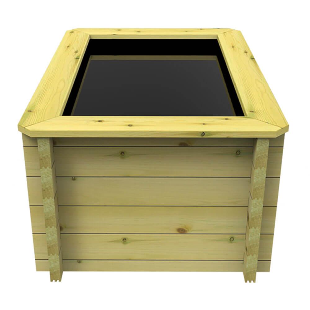 The Garden Timber Company Wooden Fish Ponds 8ft Octagonal 831mm Height ...